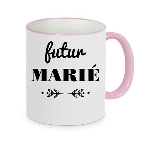 Mug - Céramique - Rose LMK FUTUR MARIE - Cdiscount Maison