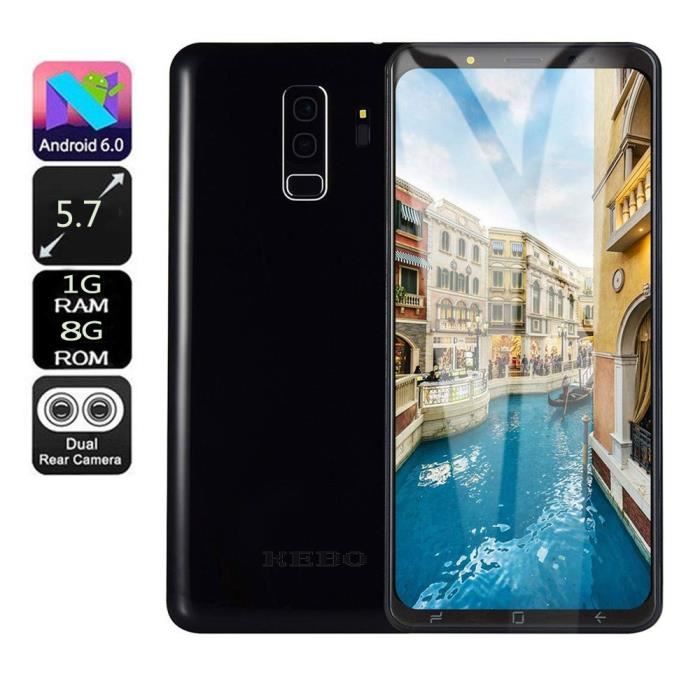 Kebo 5.7" Smartphone HD 3G débloqué Or (Android 6.0 Double Caméras Quad ...