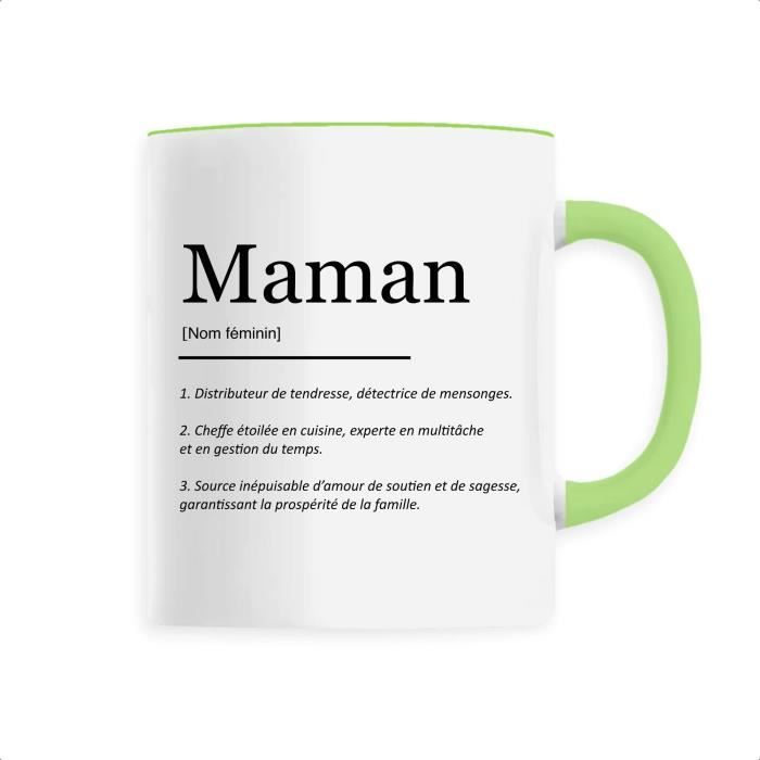 Mug "Maman définition" - Tasse originale en céramique - Confectionné en France - Cdiscount Maison