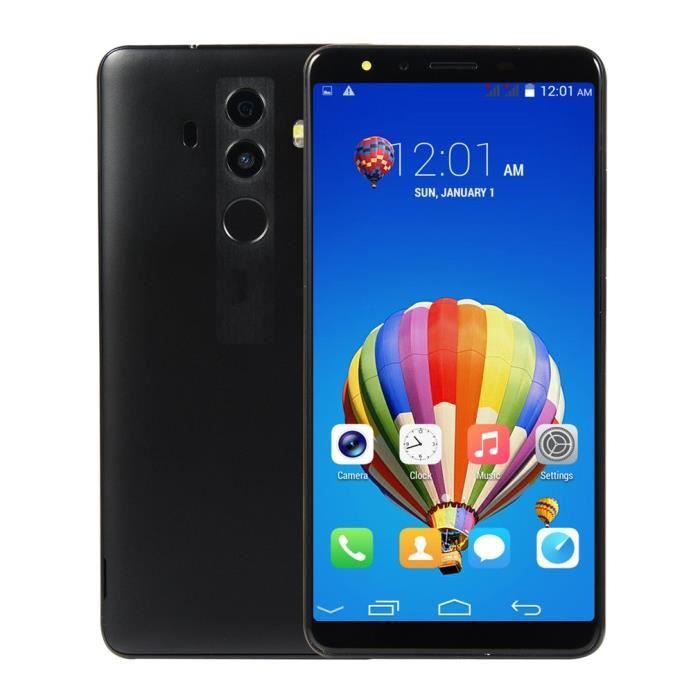 Smartphone 4G + 512Mo M10 plus téléphone portable 5.8 pouces quad cœurs ...