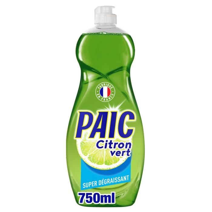 Paic Liquide vaisselle parfum citron vert 750ml - Cdiscount Electroménager