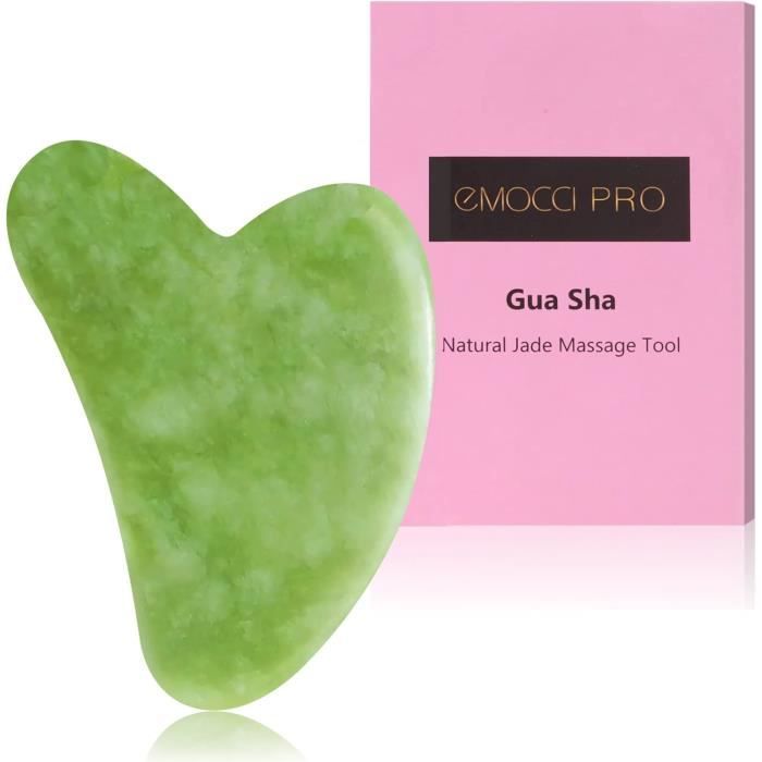 Gua Sha Jade Visage Massage Kit Aventurine Vert Pierre De Outil Guasha ...