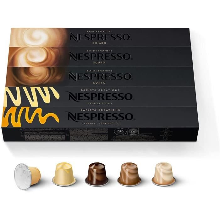 Nespresso Original - Assortiment Barista Creations 50 Capsules - 10x ...