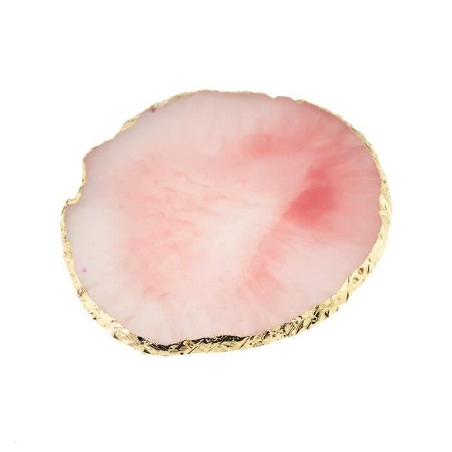 PLATEAU,Rose--Plateau de rangement de bijoux en résine peinte,panneau ...