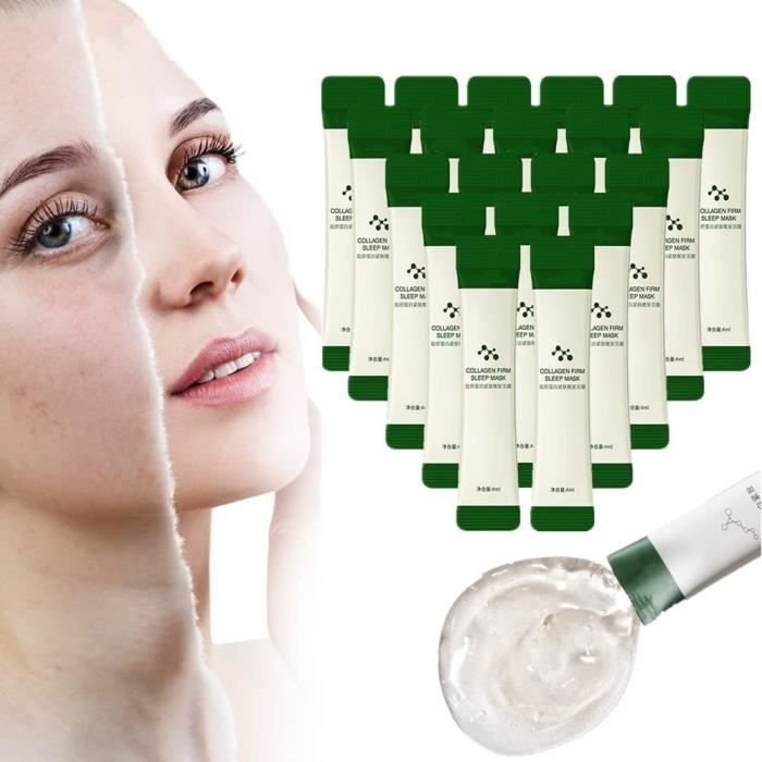 Korean Collagen Firming Mask, 20Pcs/Box Collagen Firming Sleeping Mask ...