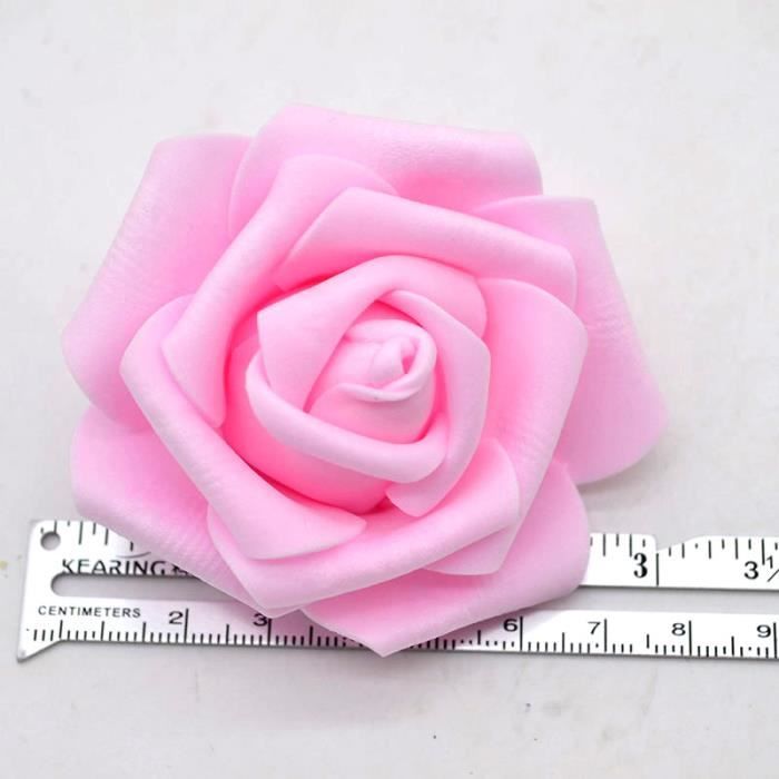 30pcs - F13 violet - Roses artificielles en mousse PE de grande taille ...