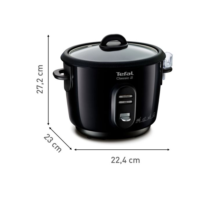 Tefal, Classic 2, Cuiseur à riz automatique, 3 L, 900g de riz, Maintien ...