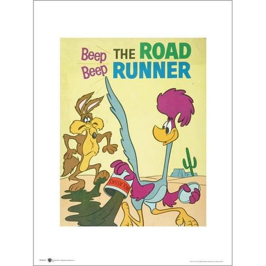 Road Runner Beep Beep - 40x50cm - AFFICHE - POSTER - ART PRINT ...