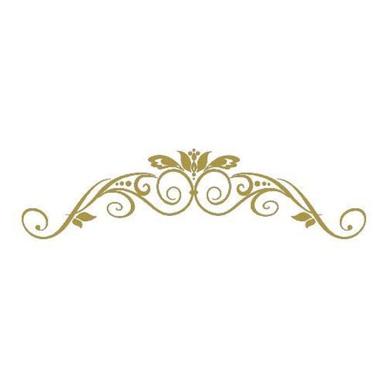 Stickers tête de lit Ref: T-MK399 or 37x140 cm - Cdiscount Maison