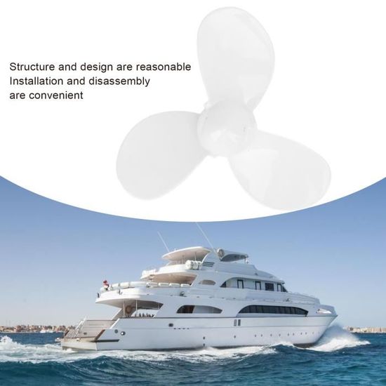 Hélice de moteur hors-bord - FYDUN - 2.3 - Aluminium - 3 pales ...