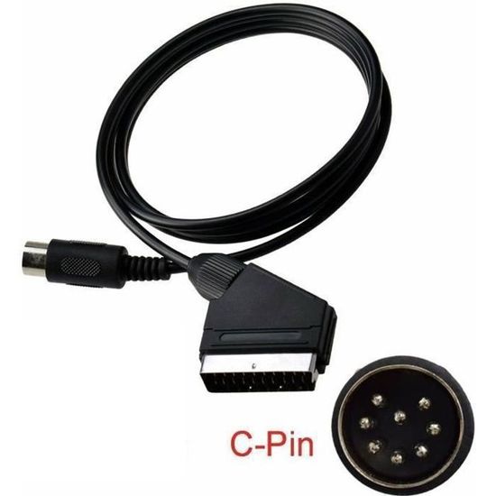 Câble péritel AV RGB Scart pour Sega Mégadrive 1 - Genesis - Cpin ...