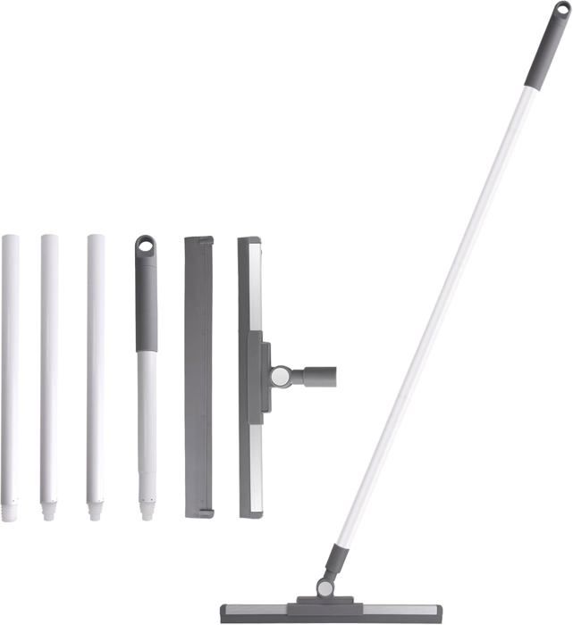 JUBORUI Balai Raclette Sol avec Manche Télescopique(136cm), Raclette ...