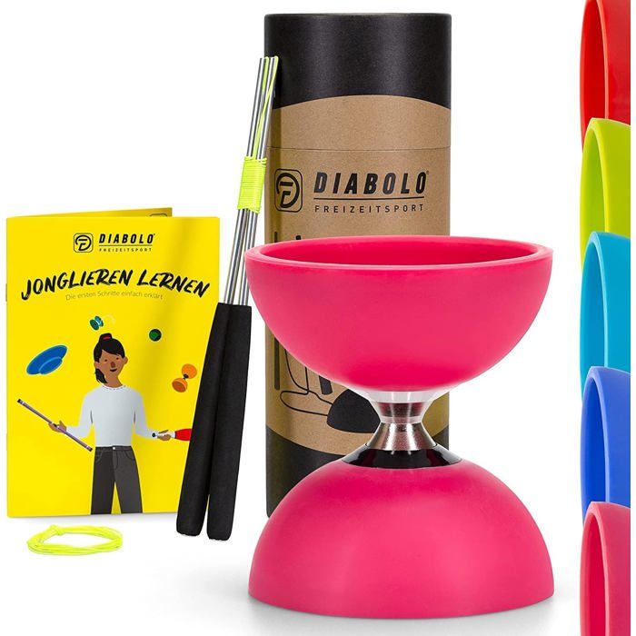 Diabolo Freizeitsport - Diabolo Set de Jonglage Pro -Roulement à Billes ...