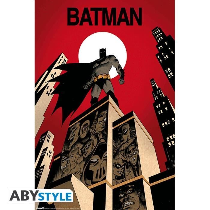 DC COMICS Poster Batman (91,5 x 61 cm) - Cdiscount Maison