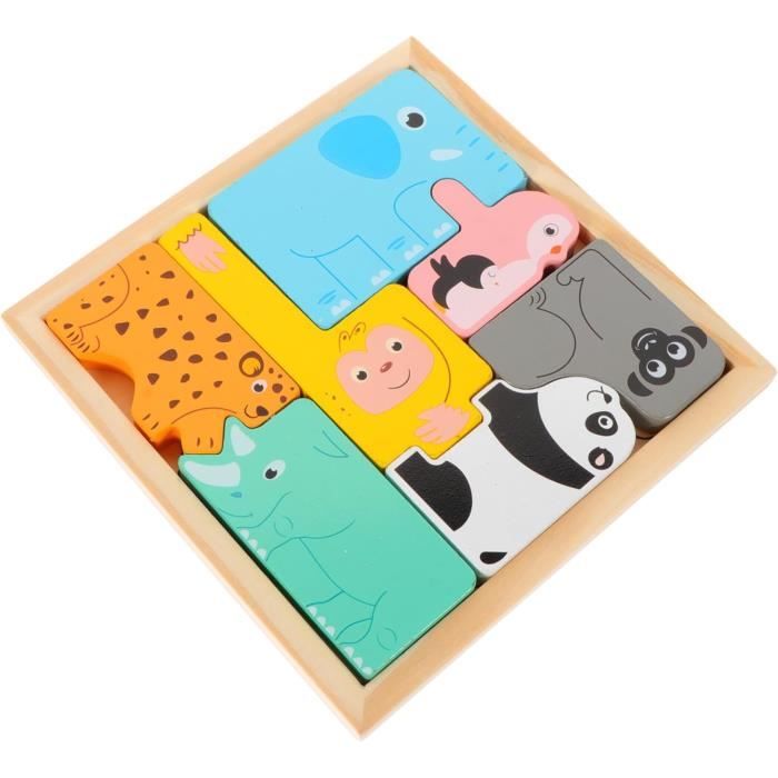 Jeu Casse-Tête Animaux 3D - Bois - Puzzles D'Animaux De La Forêt ...