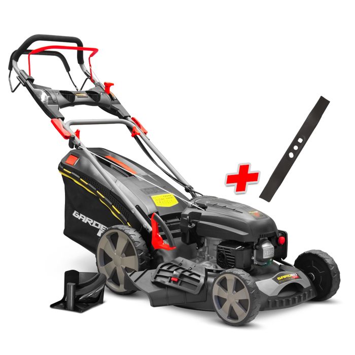 Tondeuse thermique autotractée 170.1cc - 50.8cm livrée avec 2 lames ...