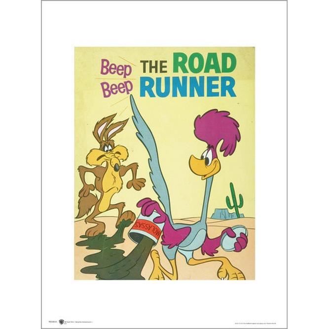 Road Runner Beep Beep - 40x50cm - AFFICHE - POSTER - ART PRINT ...