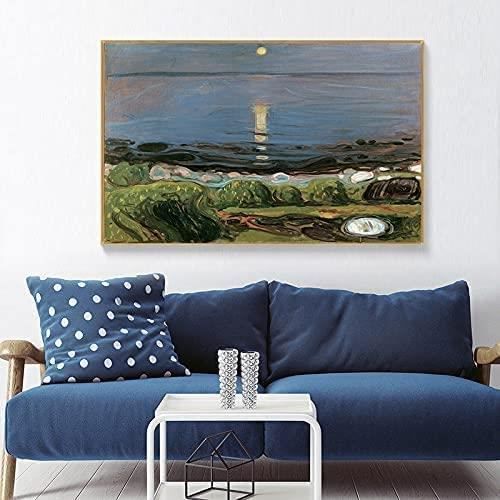Tableau Murale Edvard Munch Affiches des peintures célèbres Toile ...