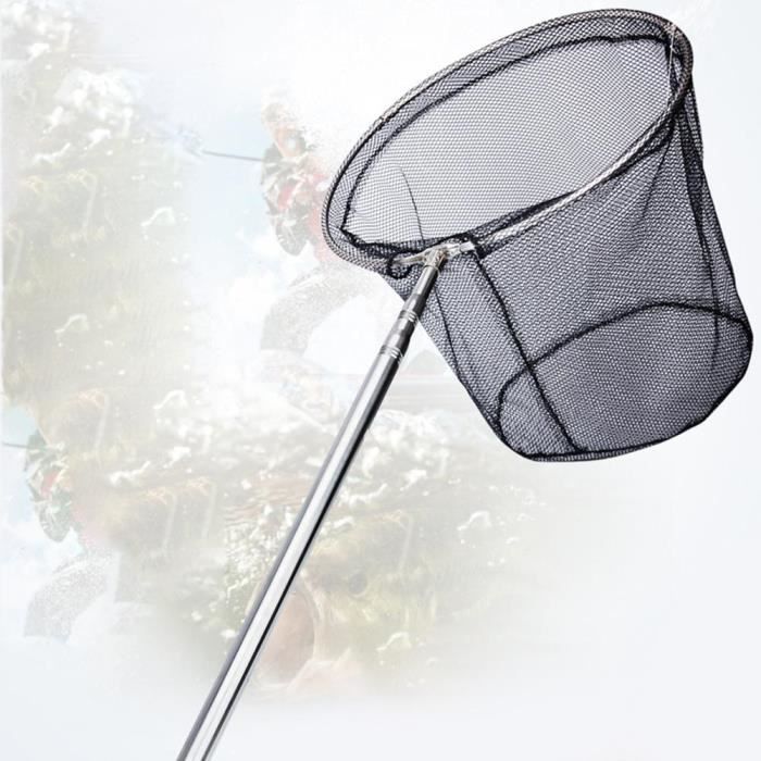 1.8 m - Filet de pêche de positionnement en acier inoxydable, pliable ...