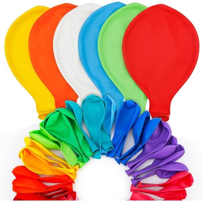 Ballons Anniversaire - Kit De 56 Ballons Xxl Gonflables À L'Air Ou À L ...