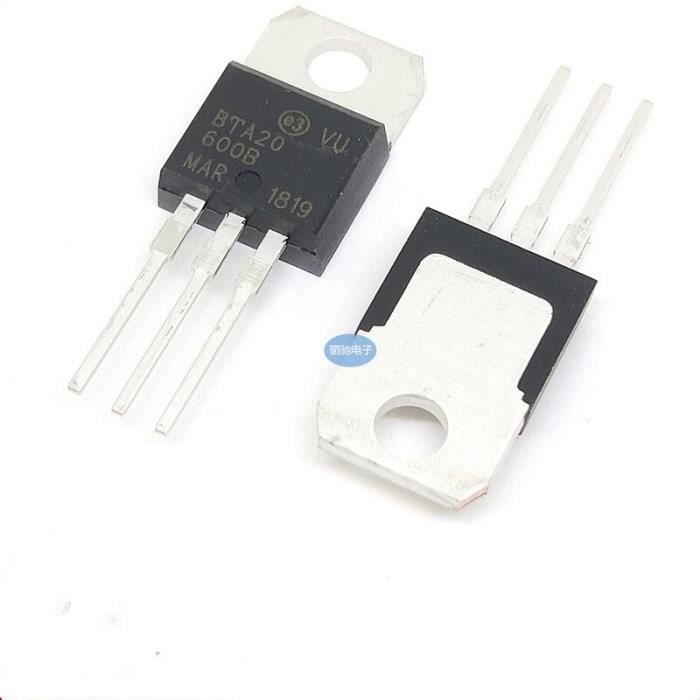 Triac - BTA - BTA20-600B - 600V - 20A - 10 pièces TO-220 - Cdiscount ...