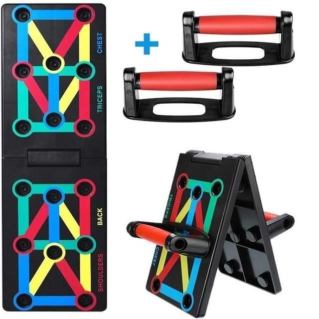 Planche de traction 9 en 1 pour hommes et femmes, outil de musculation ...
