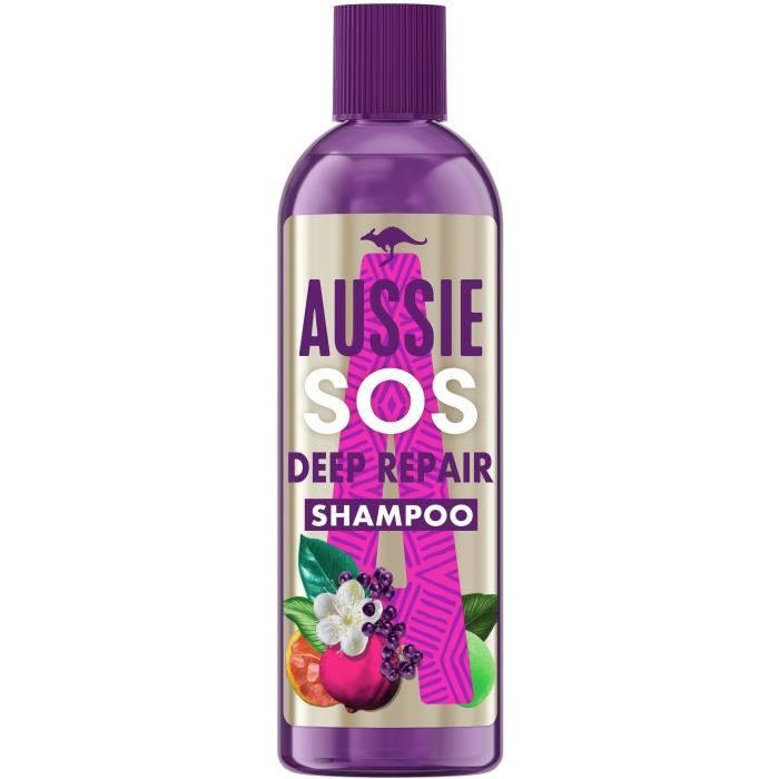 Shampoing SOS Deep Repair Aussie Cheveux abîmés 290 ml - Cdiscount Au ...