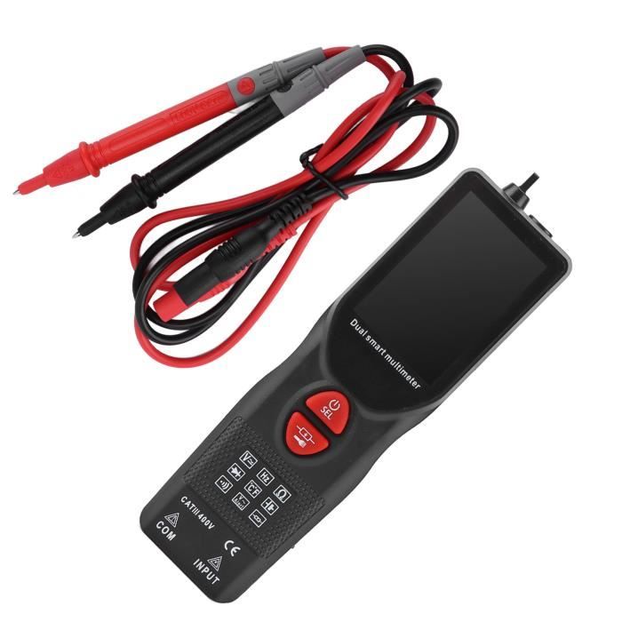 Duokon Multimètre automobile UA6 multimètre automatique numérique LCD ...