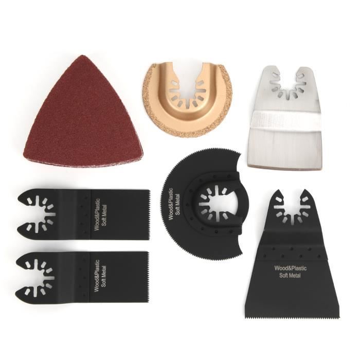 Lame de scie oscillante 16pcs Oscillating Saw Blade, Multi Tool ...