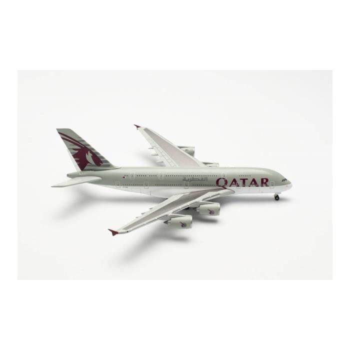 Miniatures montées - Airbus A380 - A7 APG Qatar 1/500 Herpa - Cdiscount ...