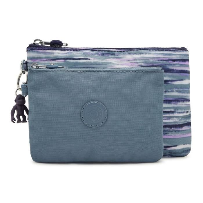 Kipling Basic Print Duo Pouch 2 Pouches Brush Stripes [212234 ...