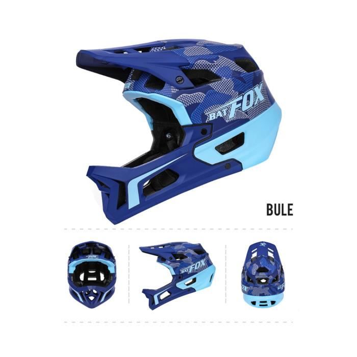 Casque de vélo intégral pour VTT adulte descente sécurité tout-terrain ...