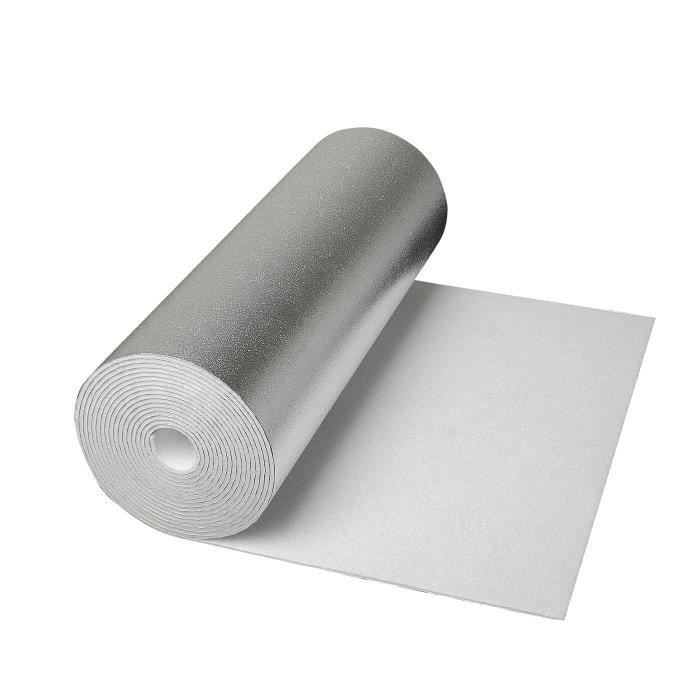 Isolant sous papier peint contrecollé alu - polystyrène - 5 m x 0,5 m x ...