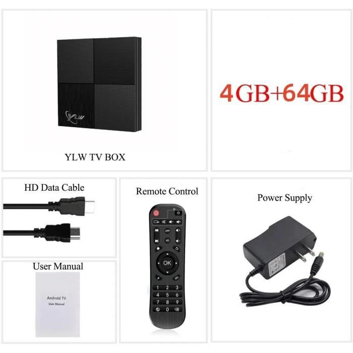 Décodeur Ethernet de WiFi de lecteur multimédia d'OS Allwinner H618 d ...