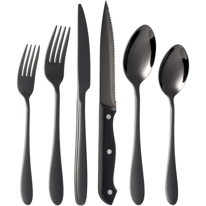 Ensemble De Couverts,Couverts De Table Pour 6 Personnes, Ménagère 36 ...