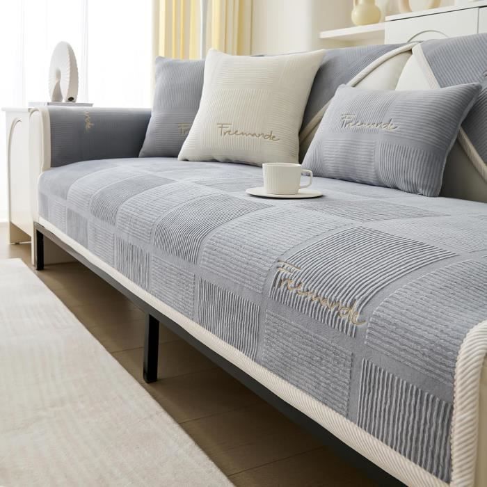 Housse De Canapé Dangle -Matelassé,Housses Pour Meubles 4-3-2-1 Places ...