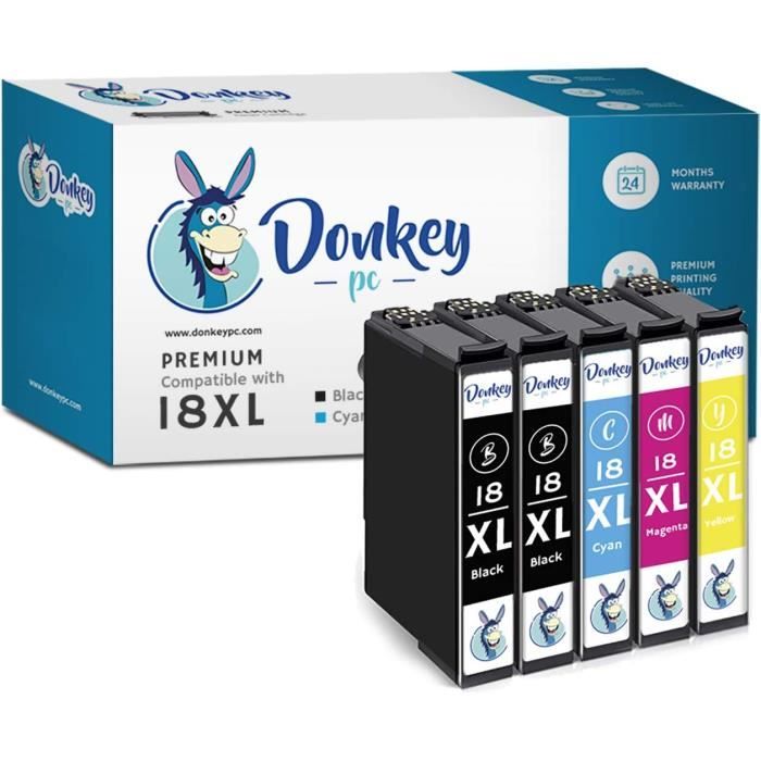 18Xl Cartouches D'Encre Pour Epson Expression Home Xp-322 Xp-215 Xp-205 ...