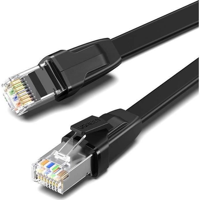 Câble réseau plat Ugreen Ugreen NW134 avec bouchons en métal, Ethernet ...