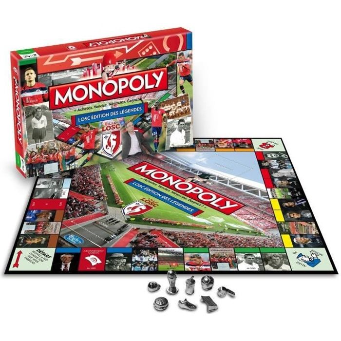 WINNING MOVES Monopoly Football Lille L.O.S.C - Cdiscount Jeux - Jouets