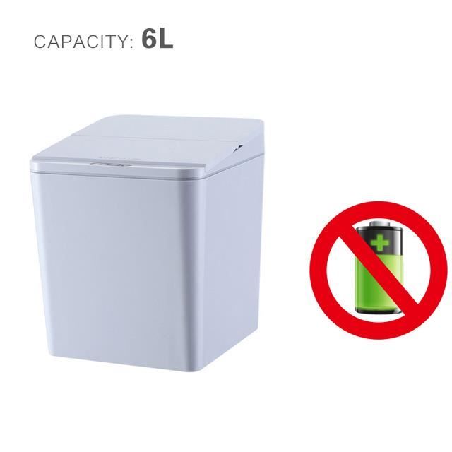 Poubelle de cuisine,6L gray dot battery--Poubelle Automatique Pour ...