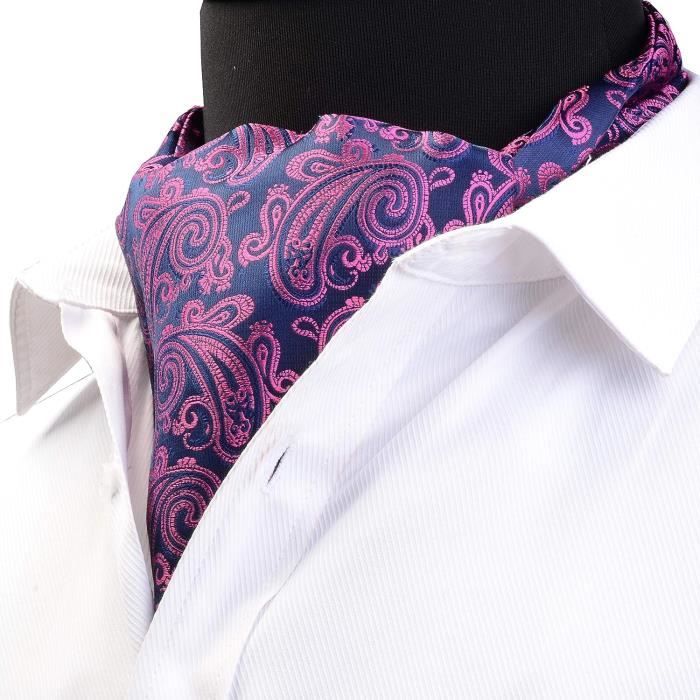 Cravat À Nouer Soi-Même Pour Homme Motif Cachemire Jacquard Tissé ...