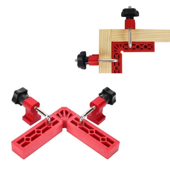 Cikonielf Equerre d'angle à 90 degrés en bois, outil de menuiserie avec ...