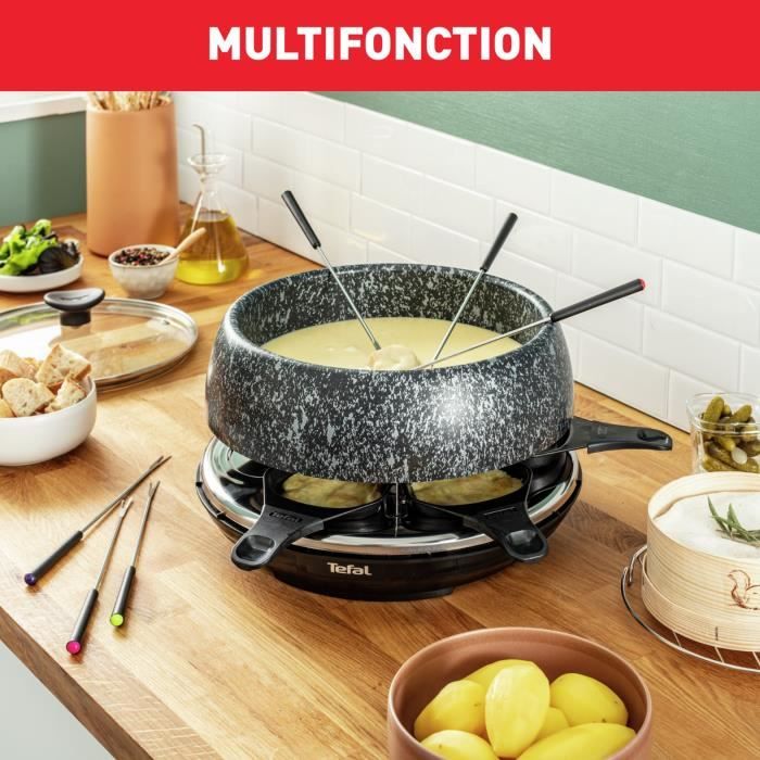 TEFAL RACLETTE CHEESE’N’CO FONDUE TARTIFLETTE CREPE PLANCHA BOITE A ...