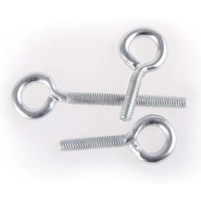 Vis À Oeil Crochets Boulon - M3 M4 M5 M6 M8 Vis Dans Les Crochets Blanc ...