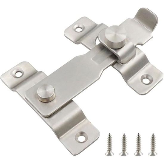 Loquet Porte Exterieur Inox - Verrouillage Avec 4 Vis - Pour Por[n312 ...