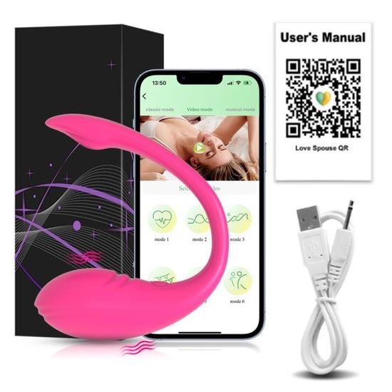 Vibromasseur Sans Fil Bluetooth Pour Femme Gode Masseur De Point G