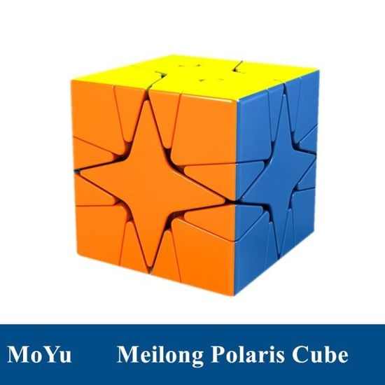 Casse-Tete EP9XM MoYu Cubing Classroom Meilong Polaris Cube Stickerless ...
