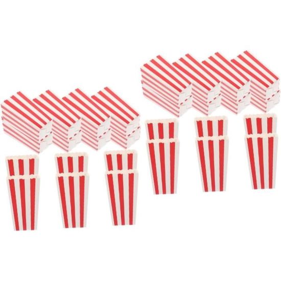Boîte De 48 Pièces Sacs De Pop-Corn Paquets De Pop-Corn Pour Machine À ...