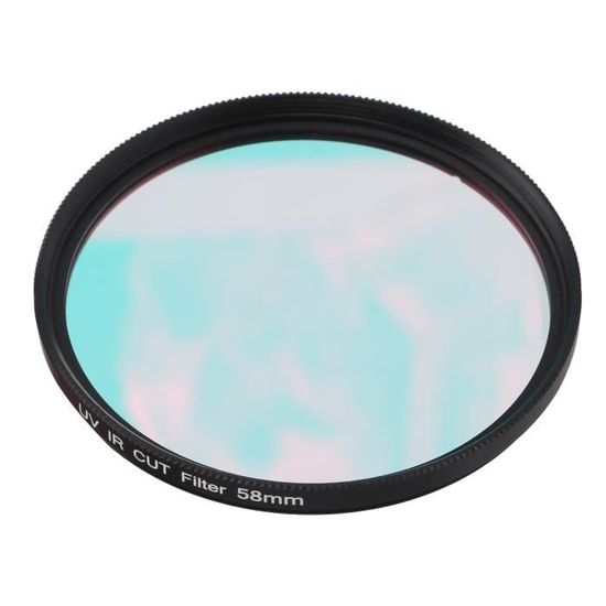 Filtre de coupure UV-IR - VBESTLIFE - 52/58/62/67mm - Aluminium - Verre optique - Bloque lumière ...