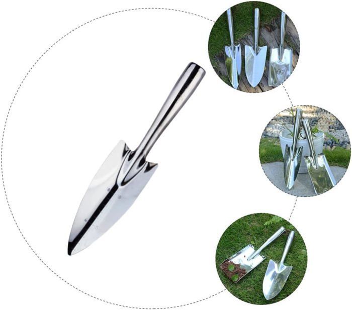 Argent 1 Pc Pelle De Jardin Outil Polyvalent Homegrown Jardinage Outil ...